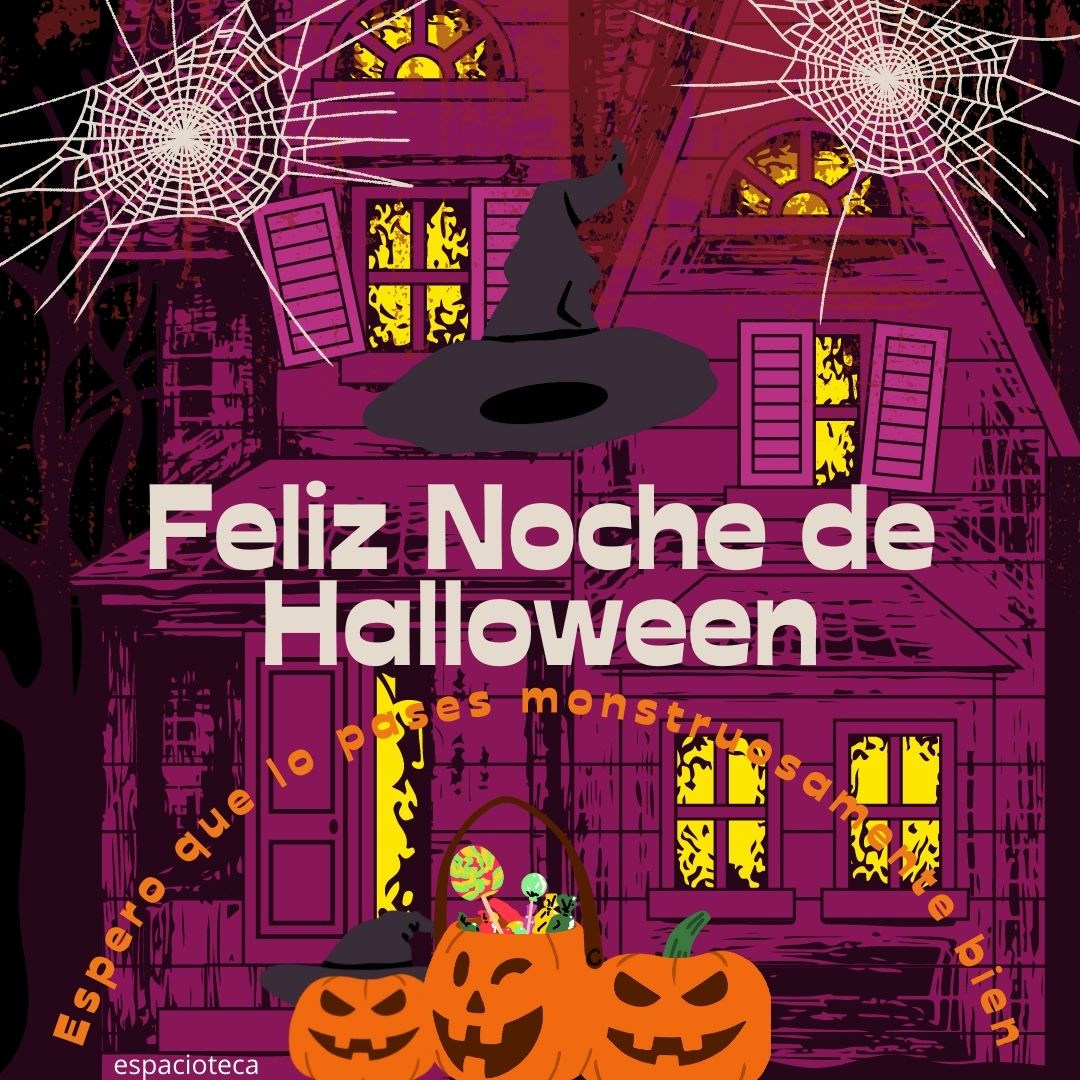 Tarjetas e imágenes de Buenas Noches Halloween - ESPACIOTECA